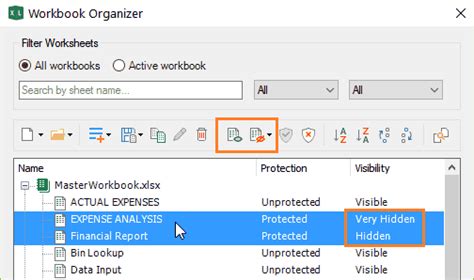 How To Hide Protect Save Excel Sheets As Separate Files With Workbook
