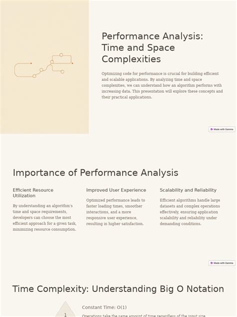 Performance Analysis Time And Space Complexities Pdf