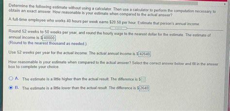 solved determine the following estimate without using a calculator