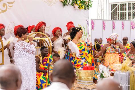 You Need To See The Rich Culture Of This Ghanaian Couple At Their Trad