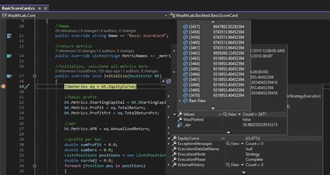 Backtester S Equity Collection Appears Stuck In A Custom Scorecard