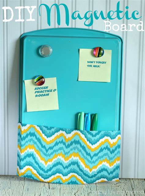 DIY Magnetic Board Tutorial Finding Zest