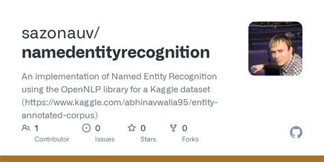 Github Sazonauv Namedentityrecognition An Implementation Of Named Entity Recognition Using
