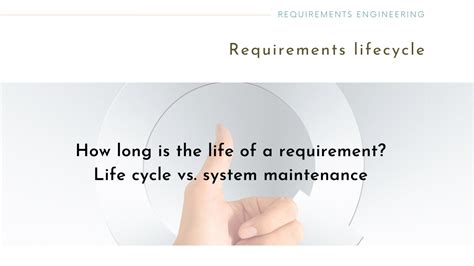 Requirements Lifecycle How Long Does A Requirements Life Last
