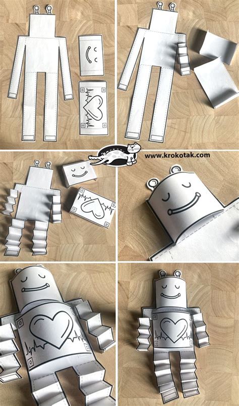 Robot Valentine Craft Robot Craft Robot Theme Valentines Robots