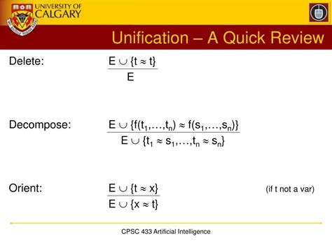 Ppt Unification And Resolution Examples Powerpoint Presentation Id6519399