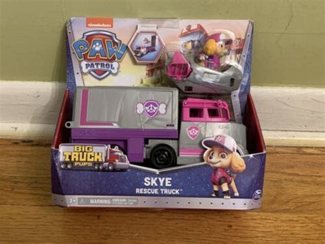 Paw Patrol Skye Big Truck Pups Themed Vehicle Rubble Skye Truck