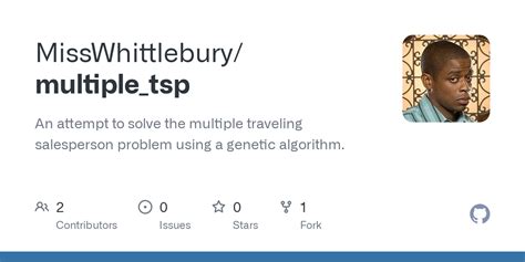 GitHub MissWhittlebury Multiple Tsp An Attempt To Solve The Multiple