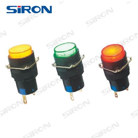 H000 Ip40 Mini Indicator Light Greenyellowred Equipment Indicator