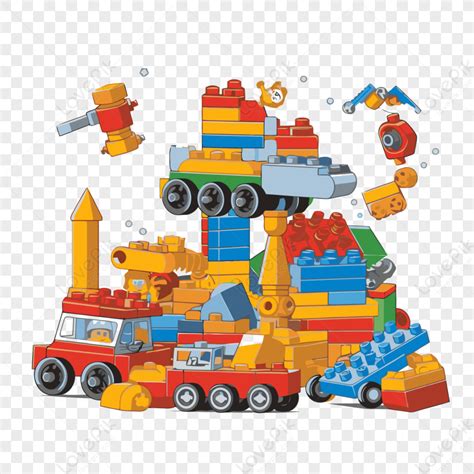 자동차 만화를 묘사하는 레고 클립 아트 레고 벽 예술 벡터 Png 일러스트 무료 다운로드 Lovepik