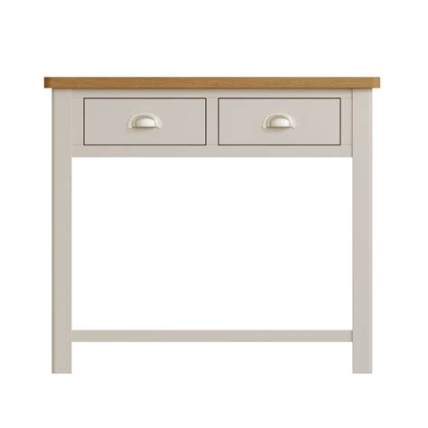 ranton truffle console table made with oak