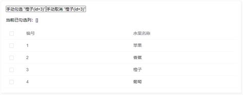 vue3 element plus 表格组件 “手动“ 取消 选中勾选列，并同步更新表格复选框 ui 状态（el table 表格组件中