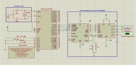 electronics guru how to interface stepper motor to 8051 using driver