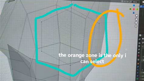 Hi Im New On Blender How Can I Select This Circle When I Try It Just De Vertex Are Selected