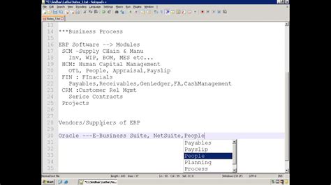 Oracle E Business Suite Oracle Apps Technical Demo Youtube