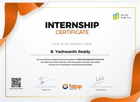 Yaswanth Reddy On Linkedin Internship Careerdevelopment