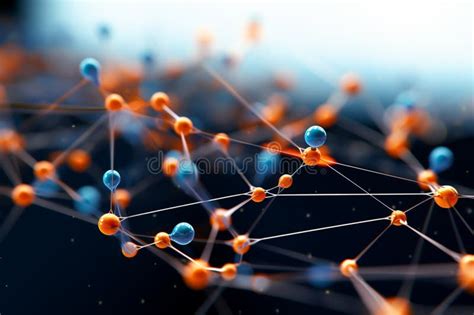 Intricate Gene Structure With Lines And Nodes Beautifully Rendered In