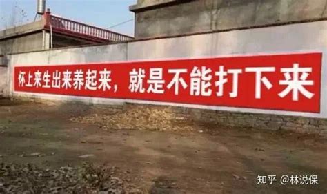 超生倾家荡产等标语仍广泛遗留在农村 知乎
