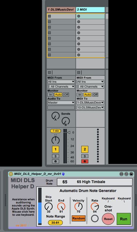 Synthesizerwriter Using The Apple General MIDI DLS Sound Bank Synthesizer In Ableton Live