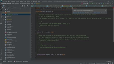 is playwright core node module is needed to get types · issue 177 · playwright community jest