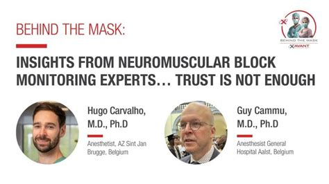 Insights From Neuromuscular Block Monitoring Expertstrust Is Not Insights From Neuromuscular Block Monitoring Expertstrust Is Not