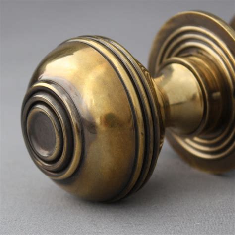 Brass Bloxwich Door Knobs Architectural Decor