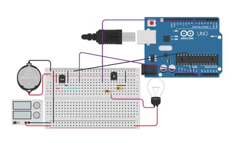 Circuit Design Suhu On Off Arduino Uno Tinkercad