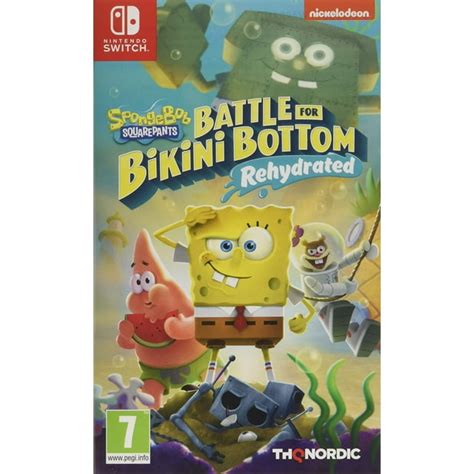 Spongebob Squarepants Battle For Bikini Bottom Rehydrated Nintendo Switch Nintendo Switch