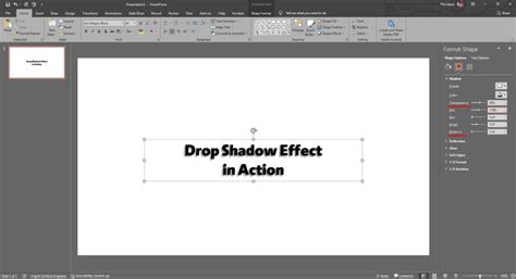 08 Apply Text Shadows Powerpoint SlideModel
