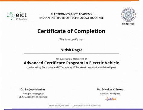 Electric Vehicle Technology Certificate Programs Prntbl