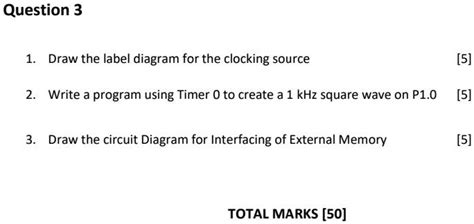 solved texts question 3 1 draw the labeled diagram for the clocking