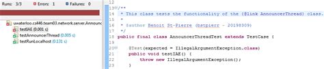 Java JUnit Expected Tag Not Working As Expected Stack Overflow