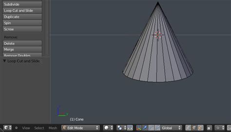 Why Loop Cut And Slide Dosnt Work With Cone Modeling Blender Artists Community