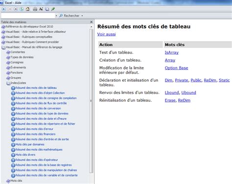 Mémento sur la programmation en VBA pour EXCEL Tome 1