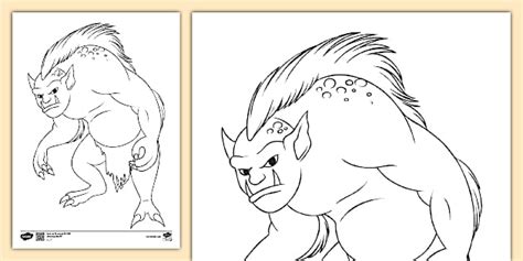 Beowulf Drawing Grendel