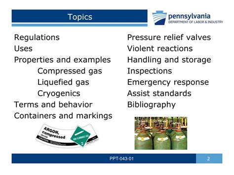 PPT Compressed Gas Safety PowerPoint Presentation Free Download ID 1760828