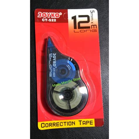 Jual Tipe X Correction Tape Joyko Ct 522 Panjang 12 Meter Shopee Indonesia