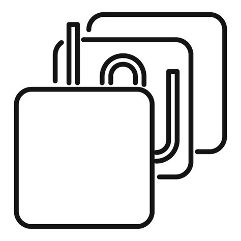 premium vector cpu chipset icon showing computing power