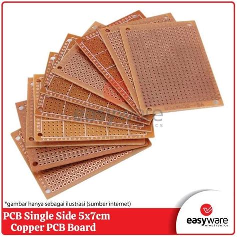 Jual PCB Hole Single Side 5x7cm PCB Dot Matrix 5x7cm PCB Lubang 5x7cm Di Seller EasyWare