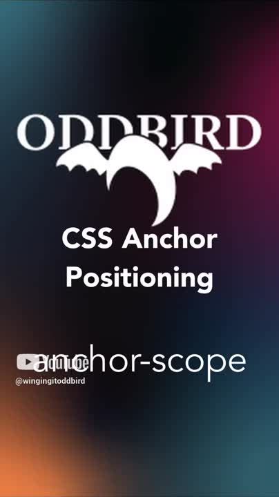 Oddbird On Linkedin Css Anchor Positioning Anchor Scope