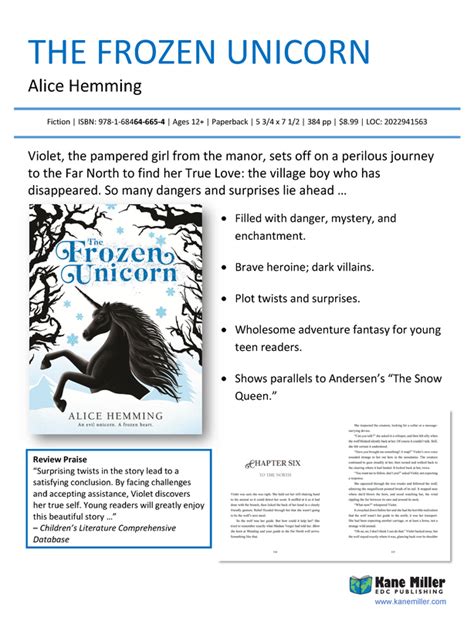 Frozen Unicorn Kane Miller Books