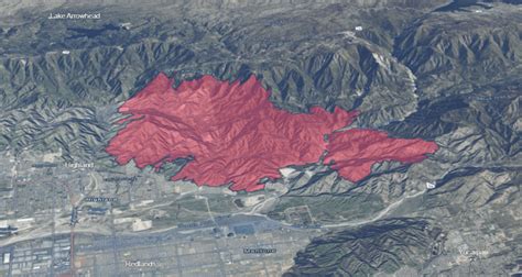 3d Map Offers A Unique View Of Californias Line Fire Ktla