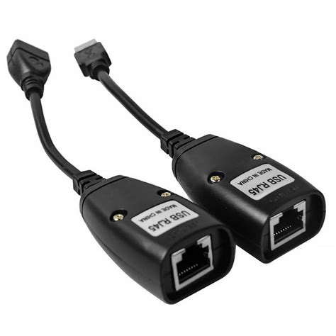 Купить Удлинитель USB через витую пару USB A - RJ-45 | GadgetPostal