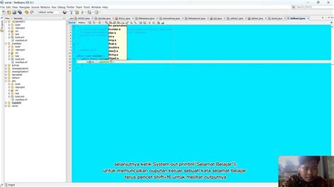 Cara Menggunakan Netbeans Dan Materi Membuat Algoritma Pemrograman Java