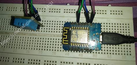 Interfacing A Dht11 Sensor With Wemos D1 Mini Esp8266 Board