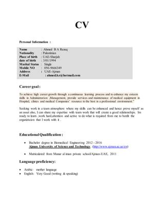Cv PDF