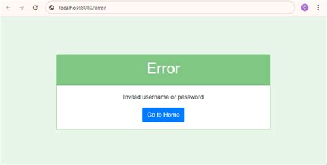 Spring Security Login For A Spring Web App Error Handling And Localization GeeksforGeeks