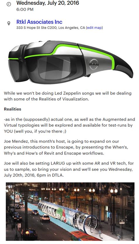 Los Angeles Revit Users Group Blog 2016