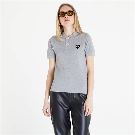 Comme Des Garçons Play Heart Logo Polo Short Sleeve Tee