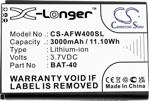 Drawbell Battery For Atandt Ifwa 40 Part No Bat 40 3000mah 3 7v Health And Household